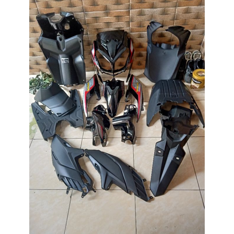 Jual Full body halus kasar Vario techno CBS 110 karbu hitam | Shopee ...