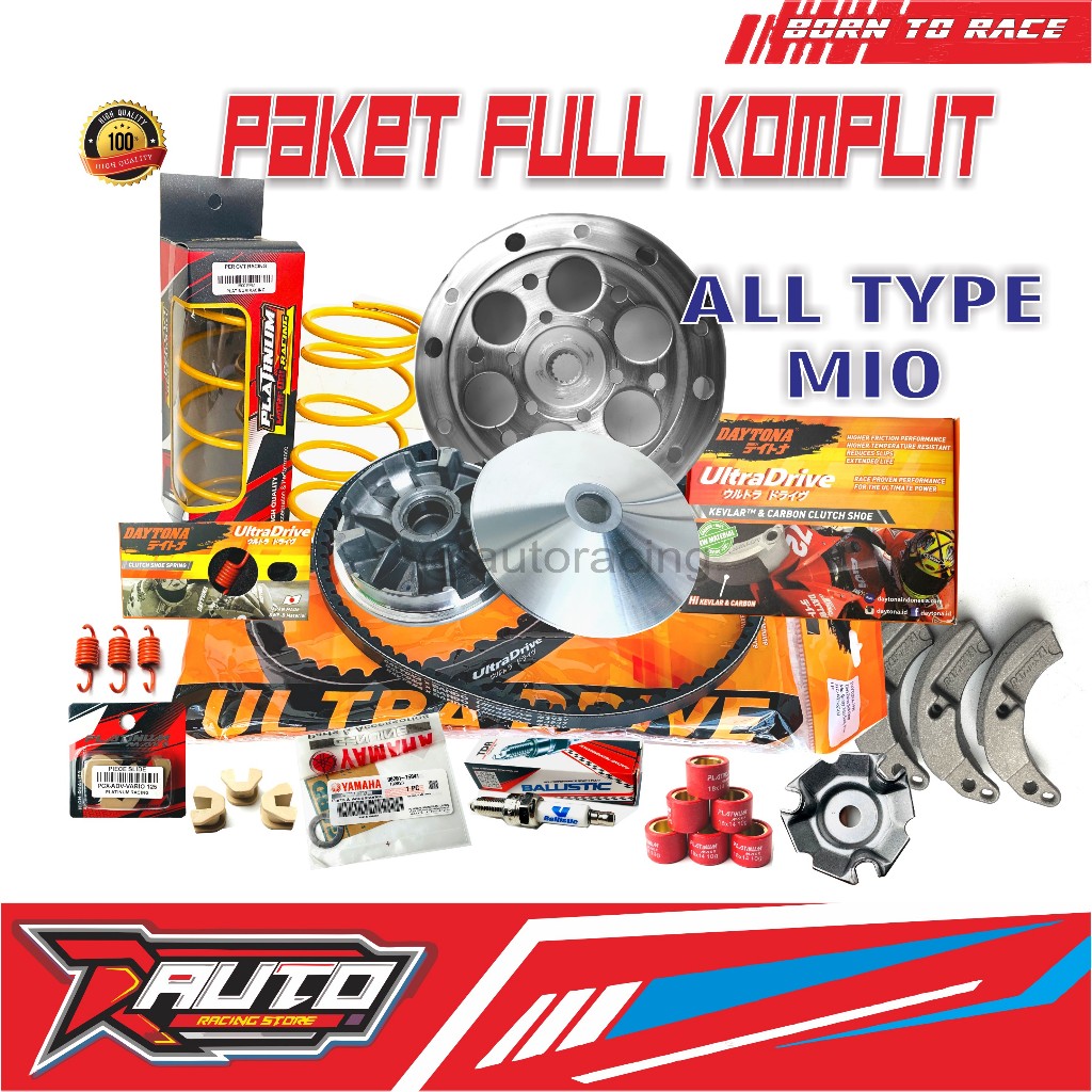 Jual MIO SPORTY FULL SET RACING PAKET UPGRADE FULL KOMPLIT KIRIAN CVT ...
