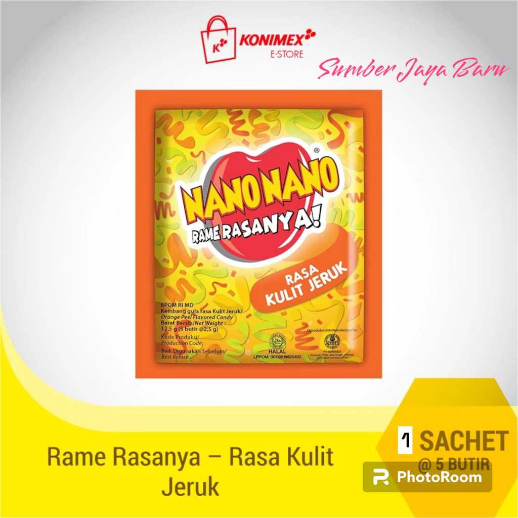 Jual Nano Nano Permen | 1 Sachet @ 5 Butir | Shopee Indonesia