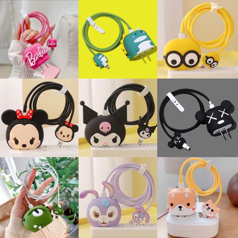 Jual 4in1 Case Charger iPhone 18W/20W Casing Pelindung Kabel Kepala 4 ...