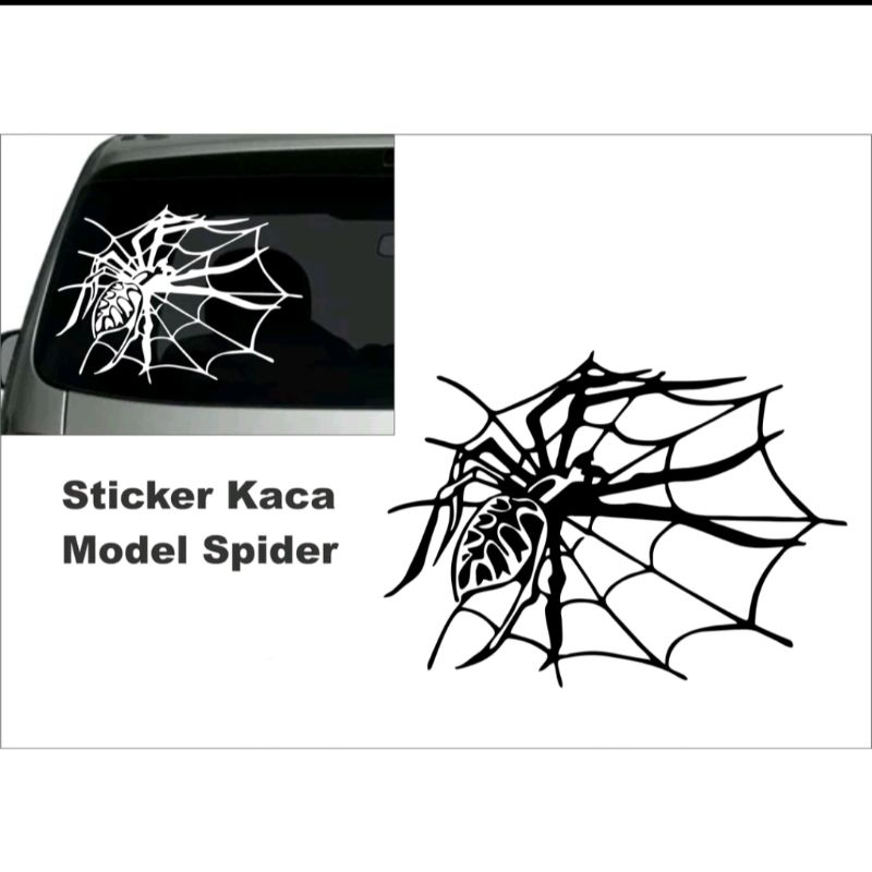 Jual Cutting Sticker Kaca/Kabin/Body Mobil Laba Laba/Cutting Stiker ...