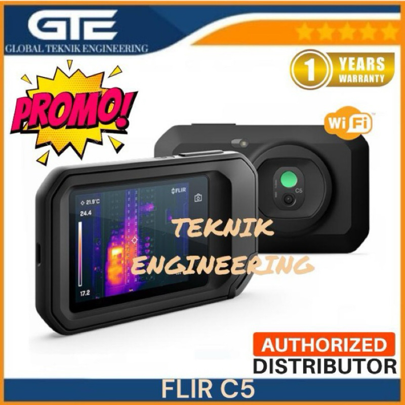 Jual Flir C5 Wi-Fi Compact Thermal Imaging Camera kabel cctv | Shopee Indonesia