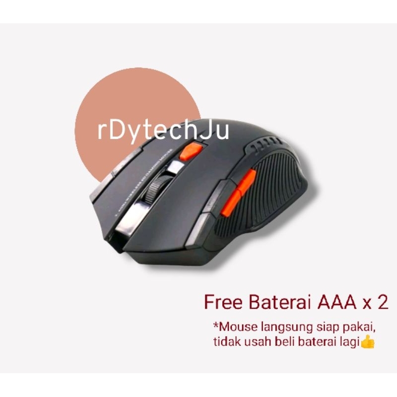 Jual Mouse Wireless GAMING MURAH MOUSE GAMING WIRELESS 6D USB 2.4GHz ...