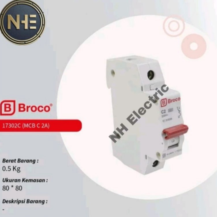 Jual QQR Mcb 1 Phase Broco 2A 4A 6A 1A 16A 2A 25A Dan 32A | Shopee Indonesia