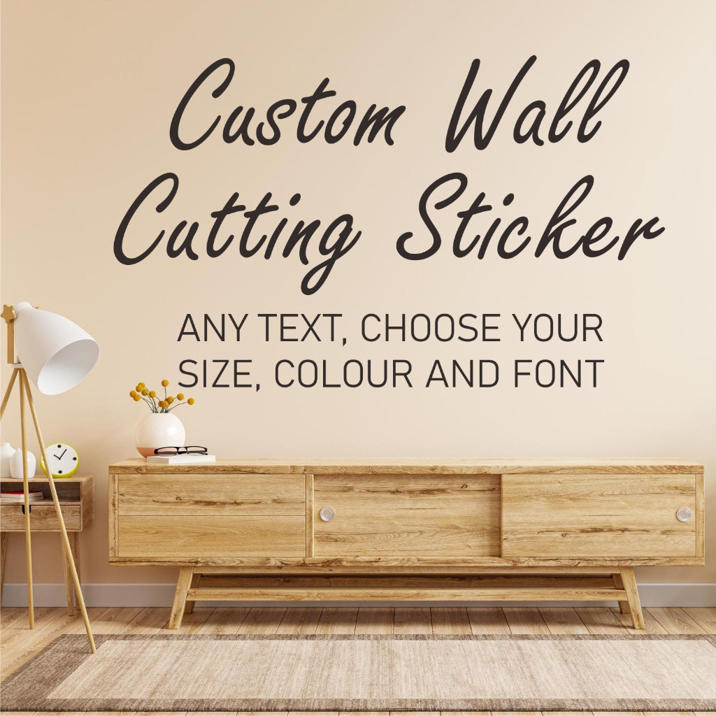Jual Wall Cutting Sticker stiker dinding Custom Sesuai Permintaan ...