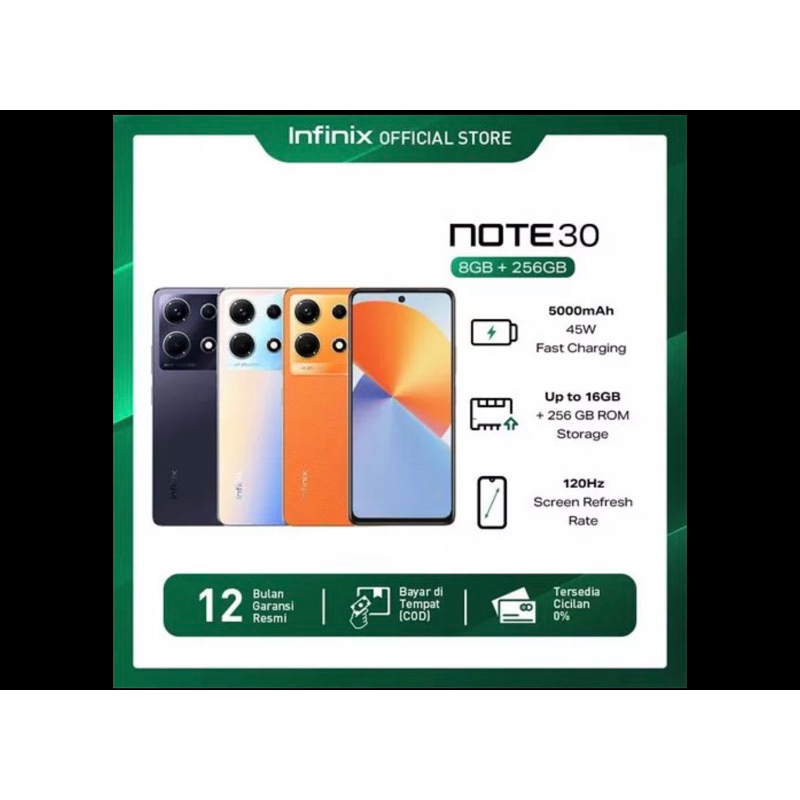 Jual Infinix Note 30 8/256gb | Shopee Indonesia