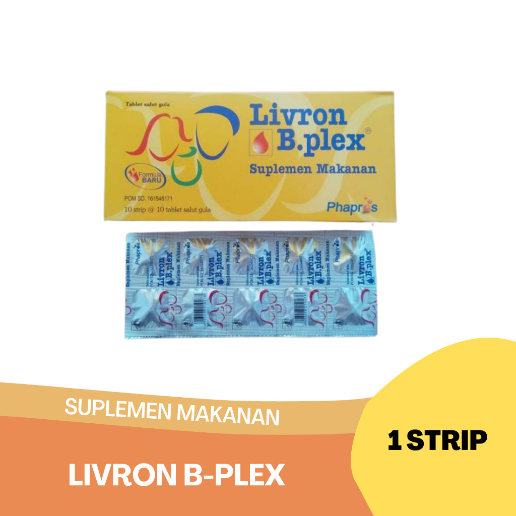 Jual Livron b-plex per strip isi 10 tab | Shopee Indonesia
