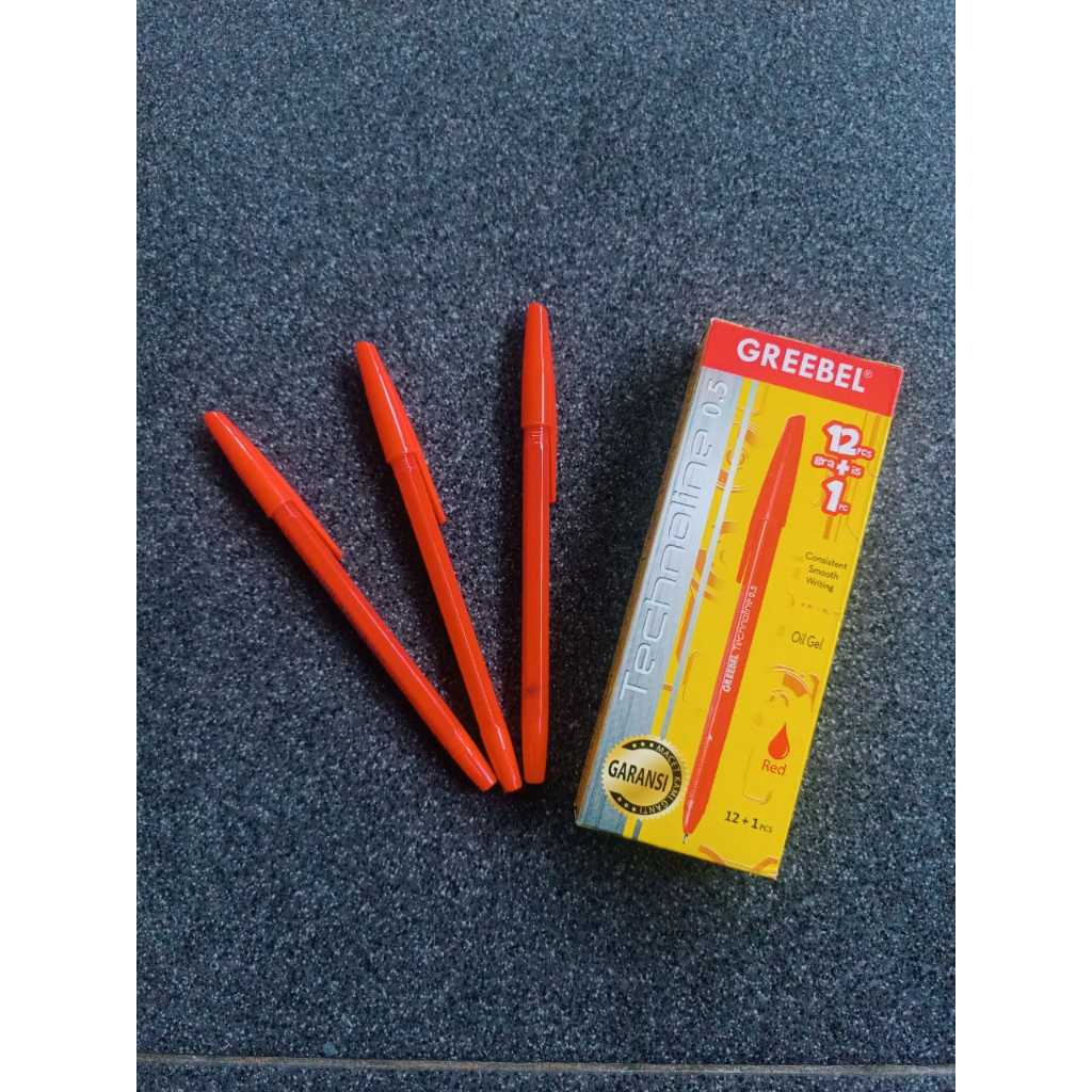 Jual Pulpen Balpoin Tumpul Hitam, Merah, Biru Merek Standard / Greeble ...
