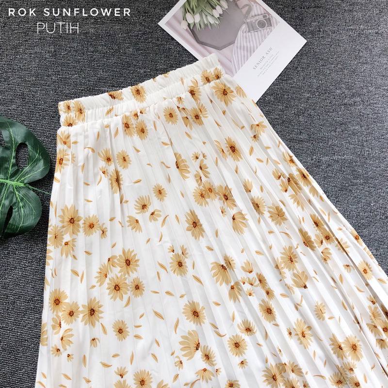 Jual Rok Motif Korean Look - Rok Plisket Motif Premium Tebal - Pleated ...