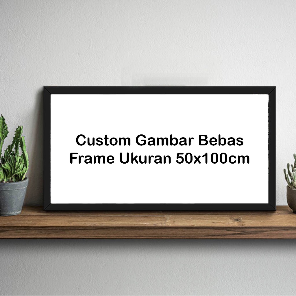 Jual F [] Custom gambar Walldecor / Kaligrafi / Lukisan dengan Frame ...