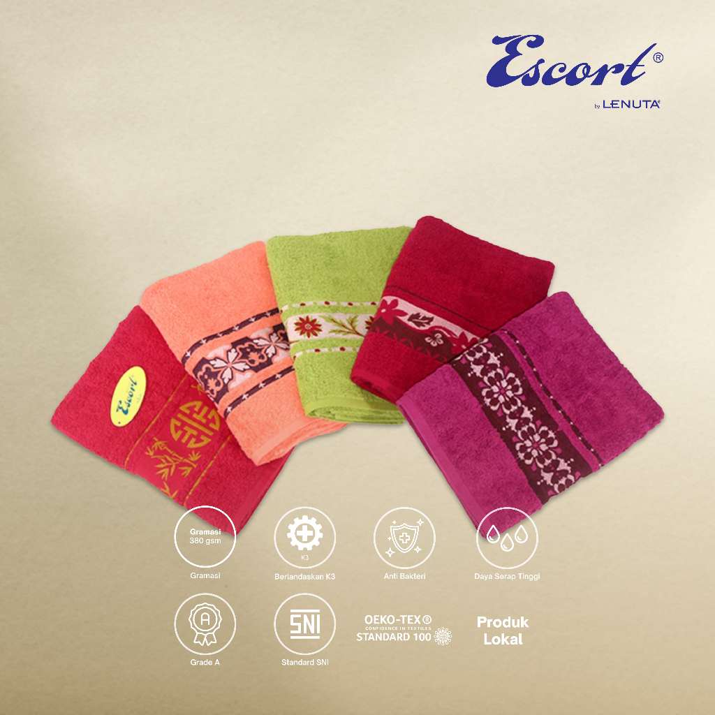 Jual Escort by Lenuta - Motif Acak / Random (Handuk Mandi / Bath Towel ...