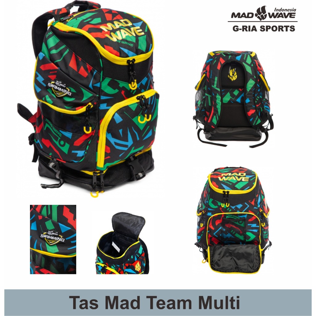 Jual Tas Ransel Mad Wave Mad Team Multi ( Tas Peralatan Renang dan Lain ...