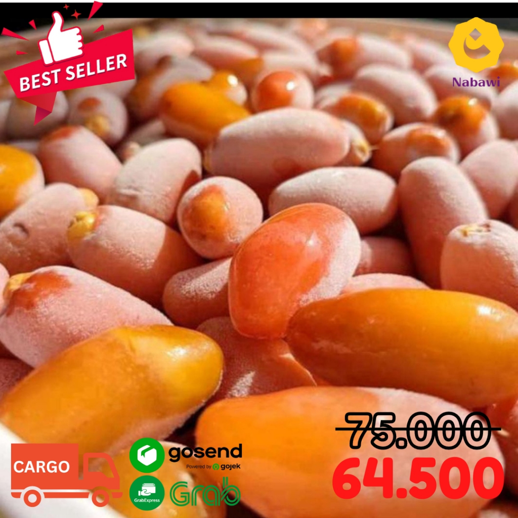 Jual KHUSUS GOSEND Kurma Ruthob Libya 1 Kg Kurma Ruthab Oleh Oleh Haji ...