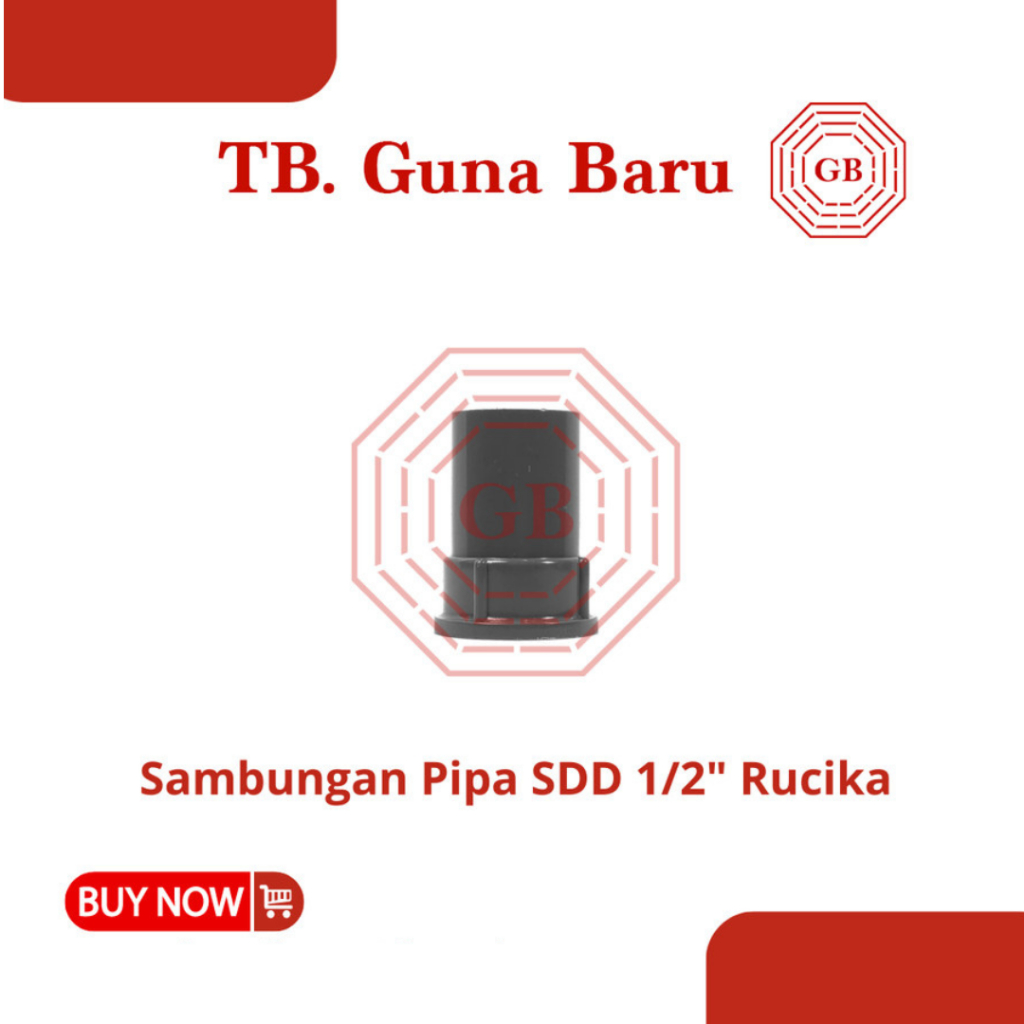 Jual Sambungan Pipa PVC SDD AW 1/2" Socket Drat Dalam AW 1/2 Inch ...