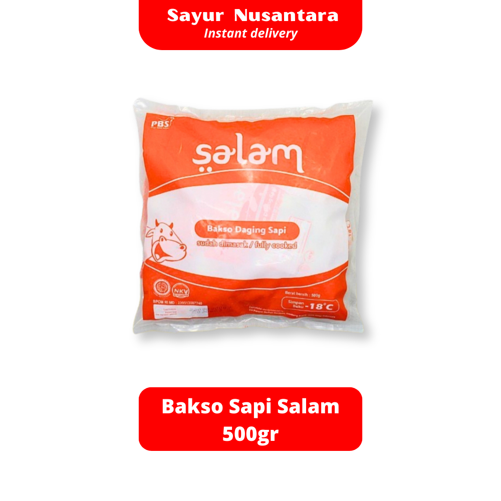 Jual Bakso Sapi Salam 500gr - Sayur Nusantara | Shopee Indonesia