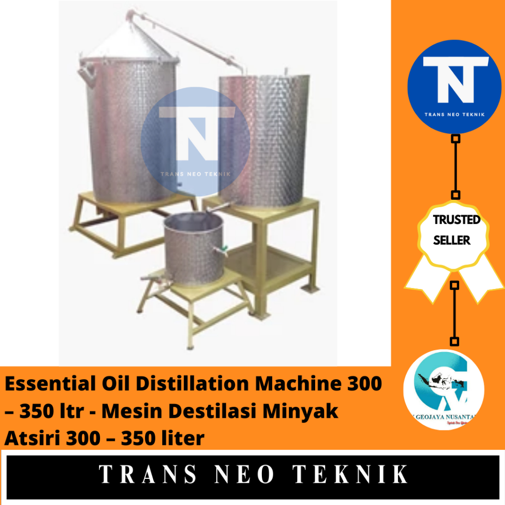 Jual Essential Oil Distillation Machine 300 – 350 ltr - Mesin Destilasi ...
