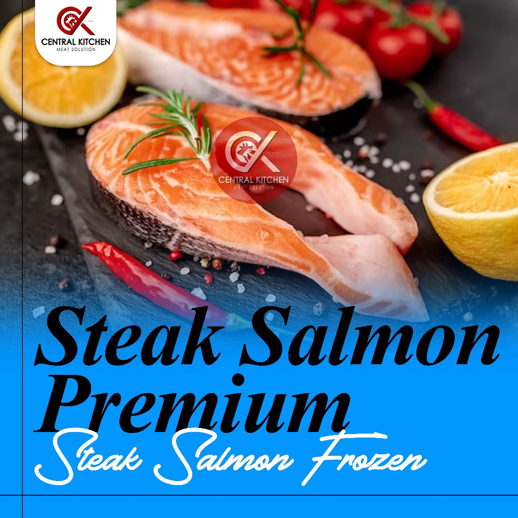 Jual IKAN SALMON FISH STEAK FROZEN PREMIUM 200GR | Shopee Indonesia