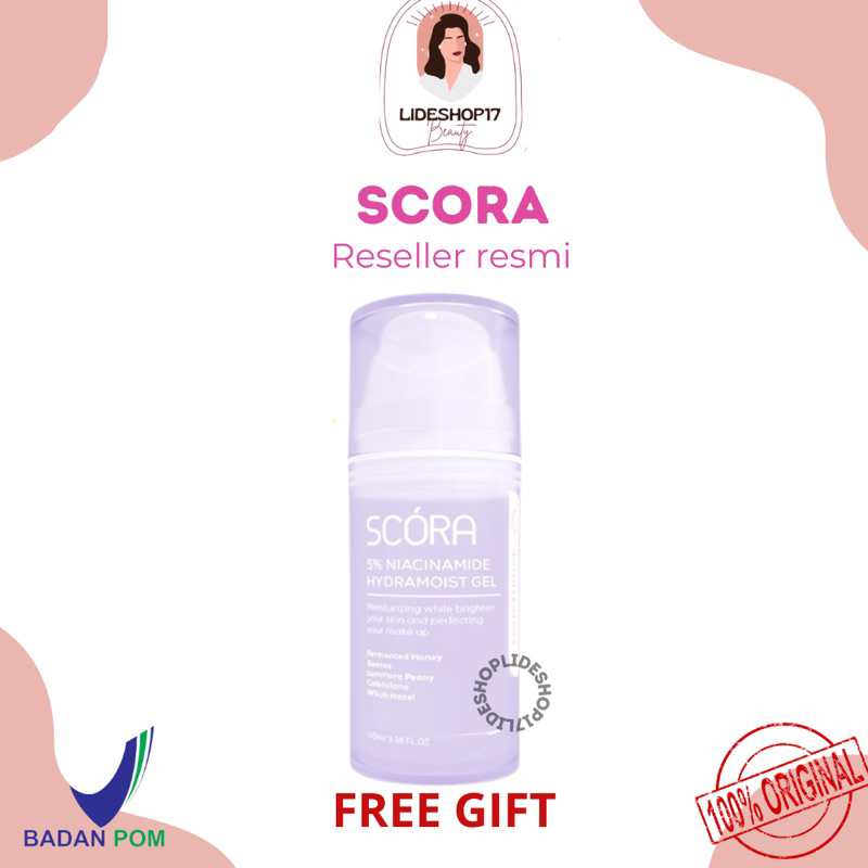 Jual [READY] SCORA 5% Niacinamide Hydramoist Gel 100ml Pelembab Wajah yang Mencerahkan Kulit ...