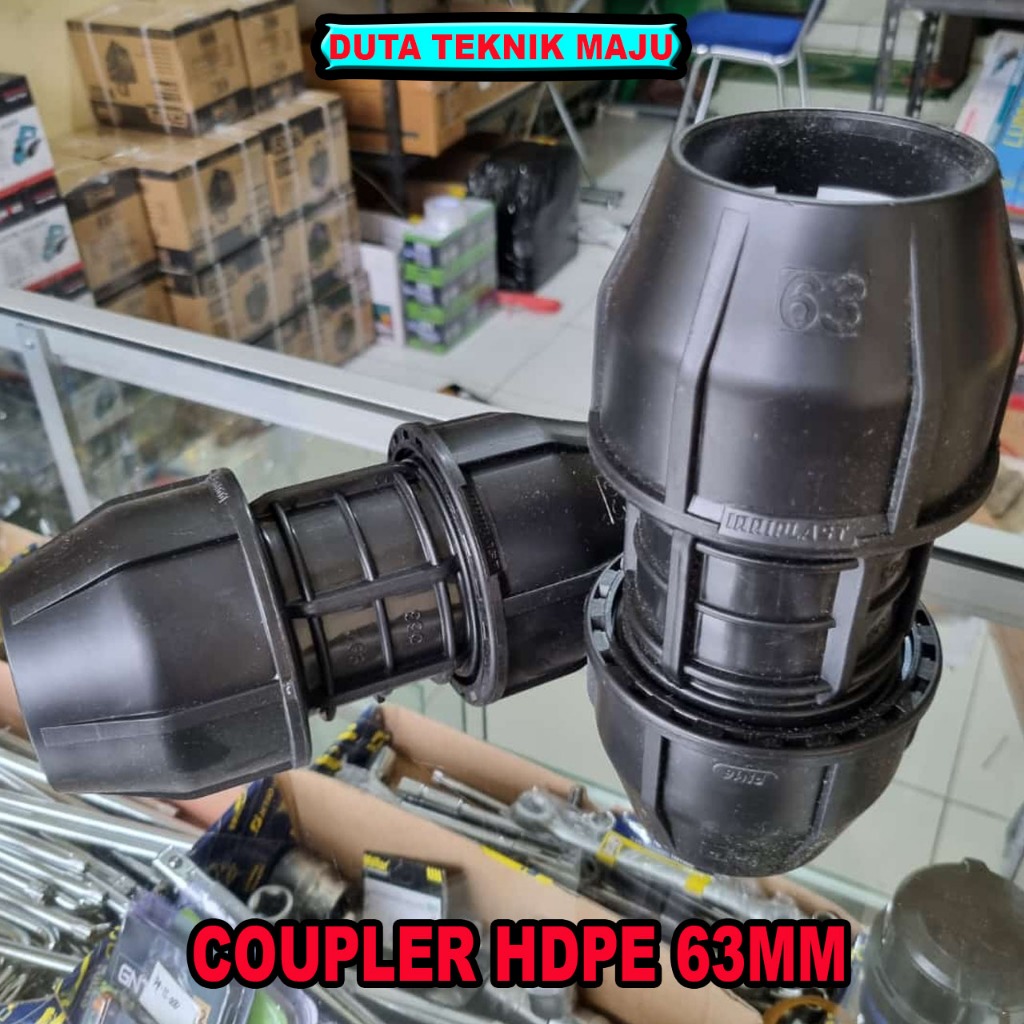 Jual Fitting HDPE Straight Coupler Ukuran 63 × 63 MM Sambungan Pipa HDPE ( 2" Inch ) | Shopee ...