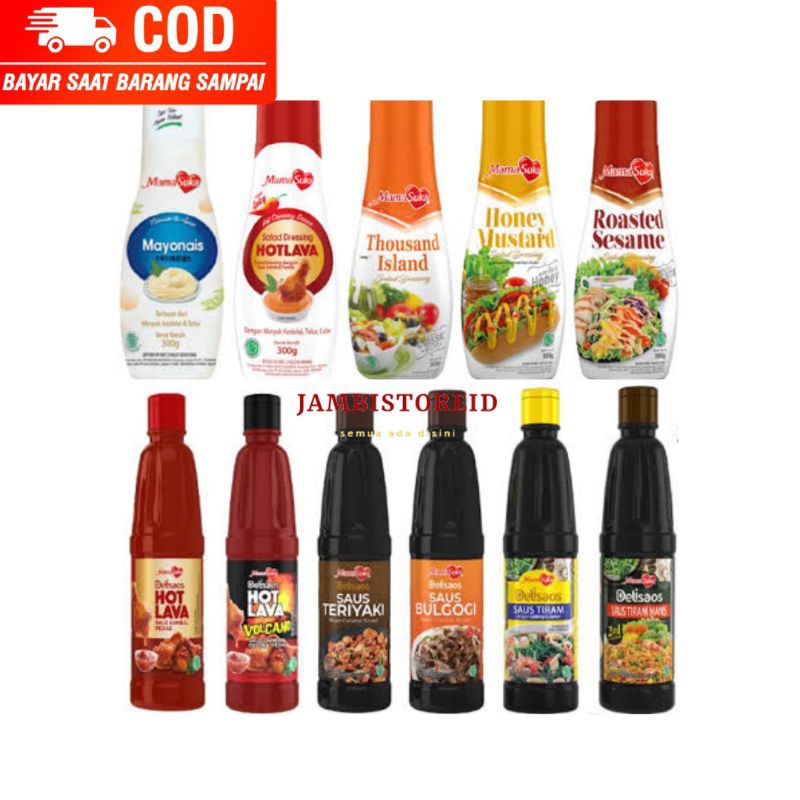 Jual (JAMBISTOREID) JAMBI LANGSUNG KIRIM Saus Mamasuka All Variant ...