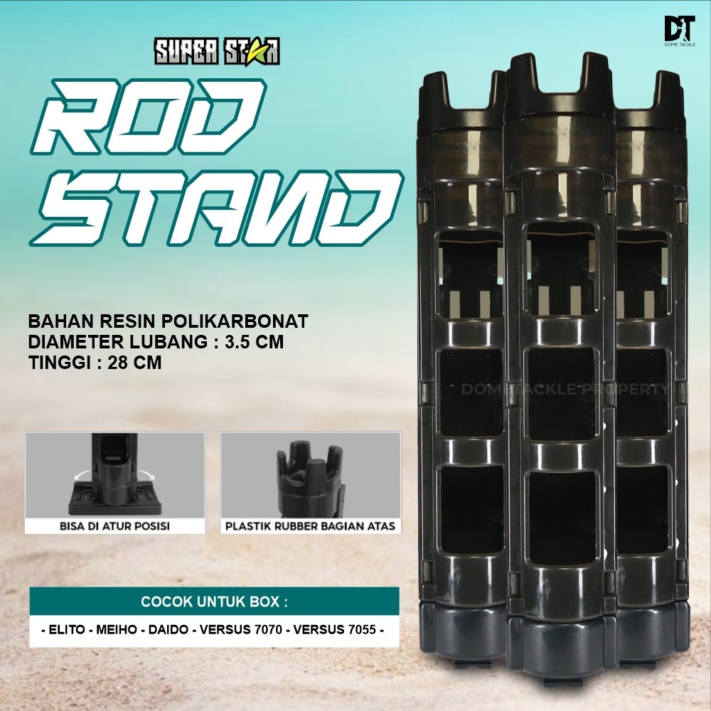 Jual ROD STAND HOLDER SUPERSTAR 250 300 Compatible Tackle Box Meiho ...