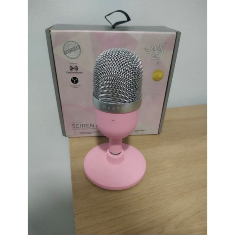Jual Razer Seiren Mini Warna Pink microphone | Shopee Indonesia