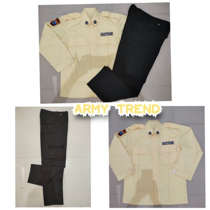 Jual SERAGAM SATPAM TERBARU / SERAGAM SECURITY LENGAN PANJANG / SERAGAM SATPAM LENGAN PANJANG ...