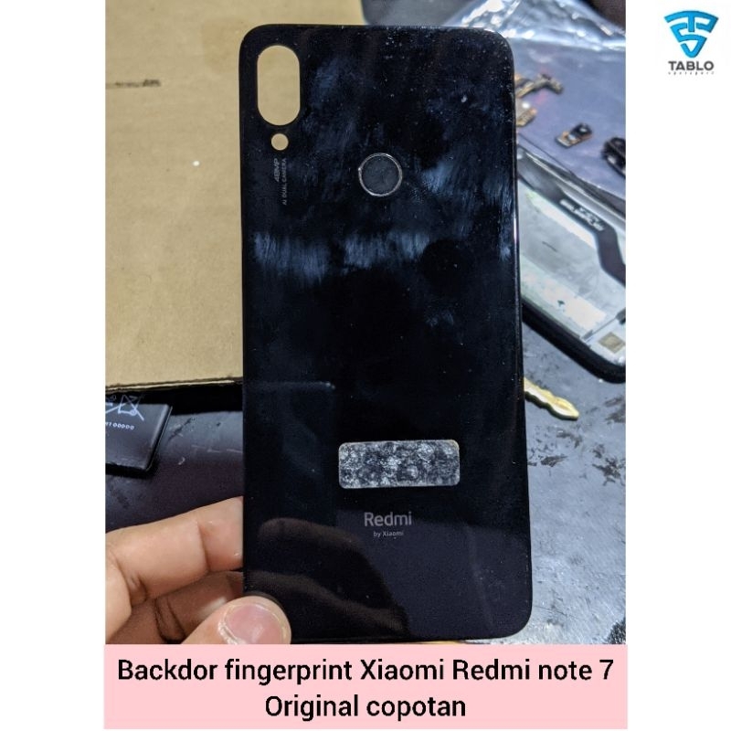 Jual backdor fingerprint hitam Xiaomi Redmi note 7 original copotan hp ...