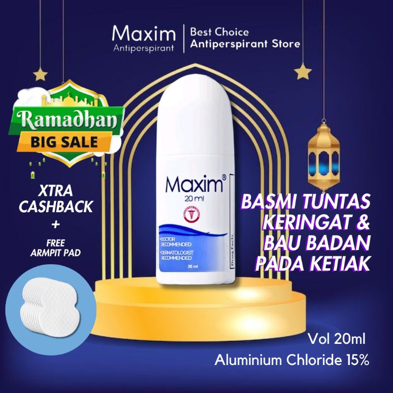 Jual Maxim Antiperspirant 20ml - Antiperspirant Pertama di Indonesia ...