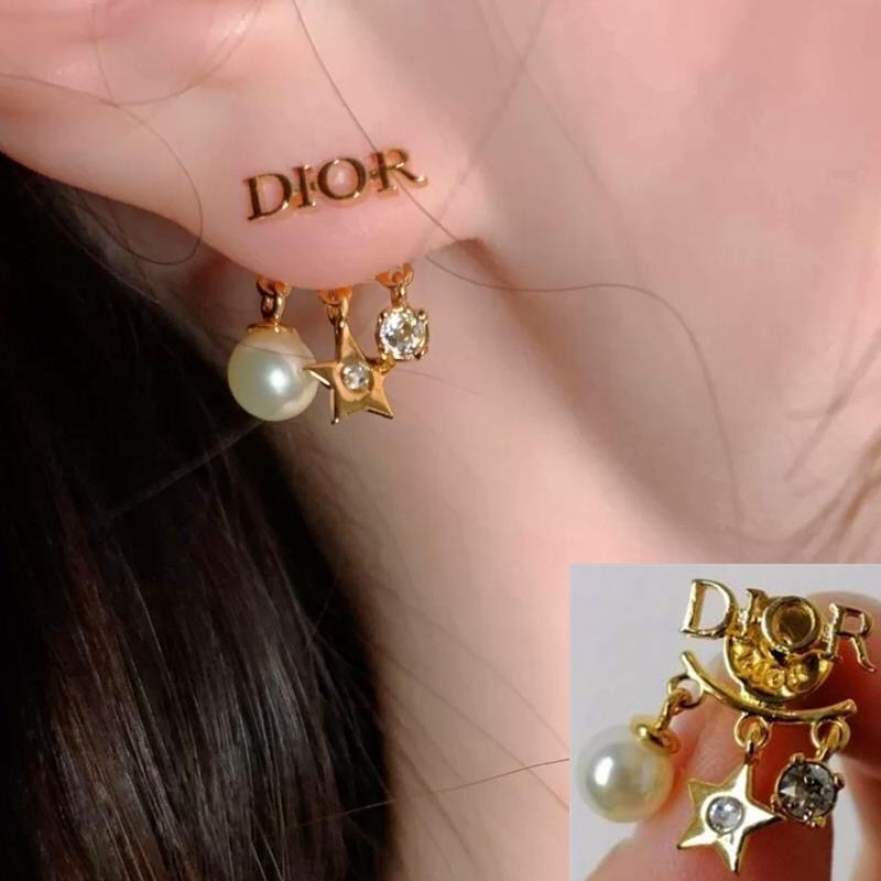 Jual Anting Titanium Wanita Korea Gold kuningan Earrings Diamond ...