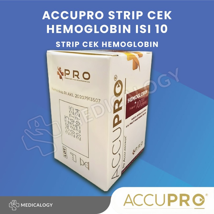 Jual AccuPRO Strip Cek Hemoglobin / Accu PRO HB 10 Strip | Shopee Indonesia