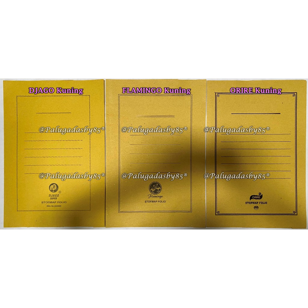 Jual Stopmap Kertas Folio ORIRE (1 Pak Isi 50 Lembar) / Stopmap ORIRE / Map Kertas ORIRE ...
