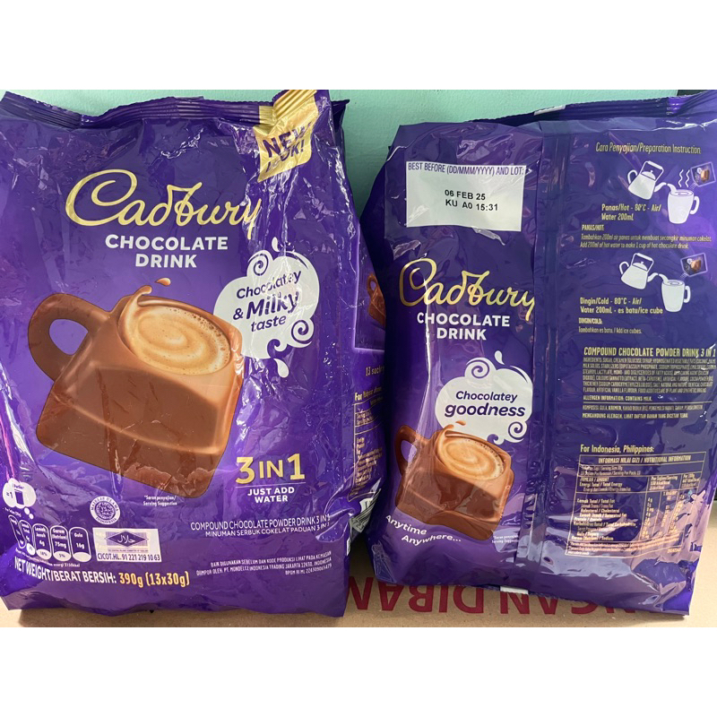 Jual Cadbury Chocolate Drink Termurah | Shopee Indonesia