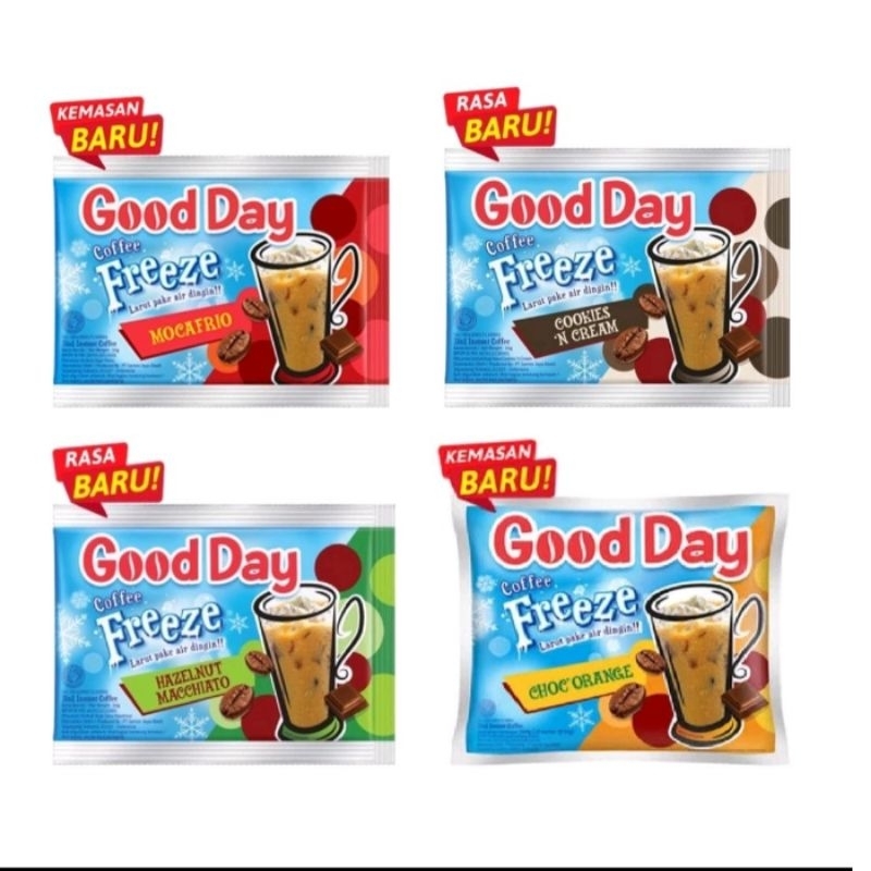 Jual Good Day Freeze 1 Renteng ( 10 sachet @30gr) | Shopee Indonesia