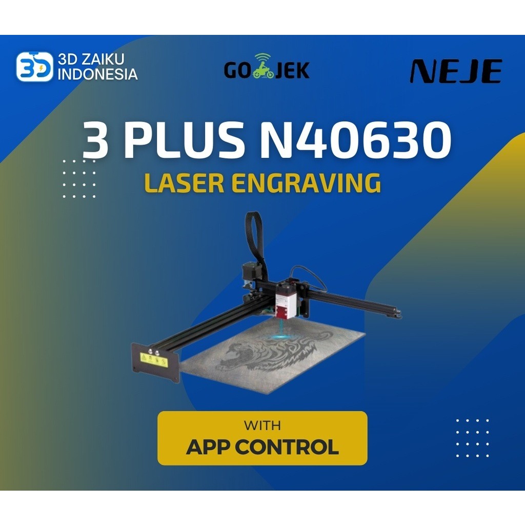 Jual Original NEJE 3 PLUS N40630 Laser Engrave Machine with App Control ...