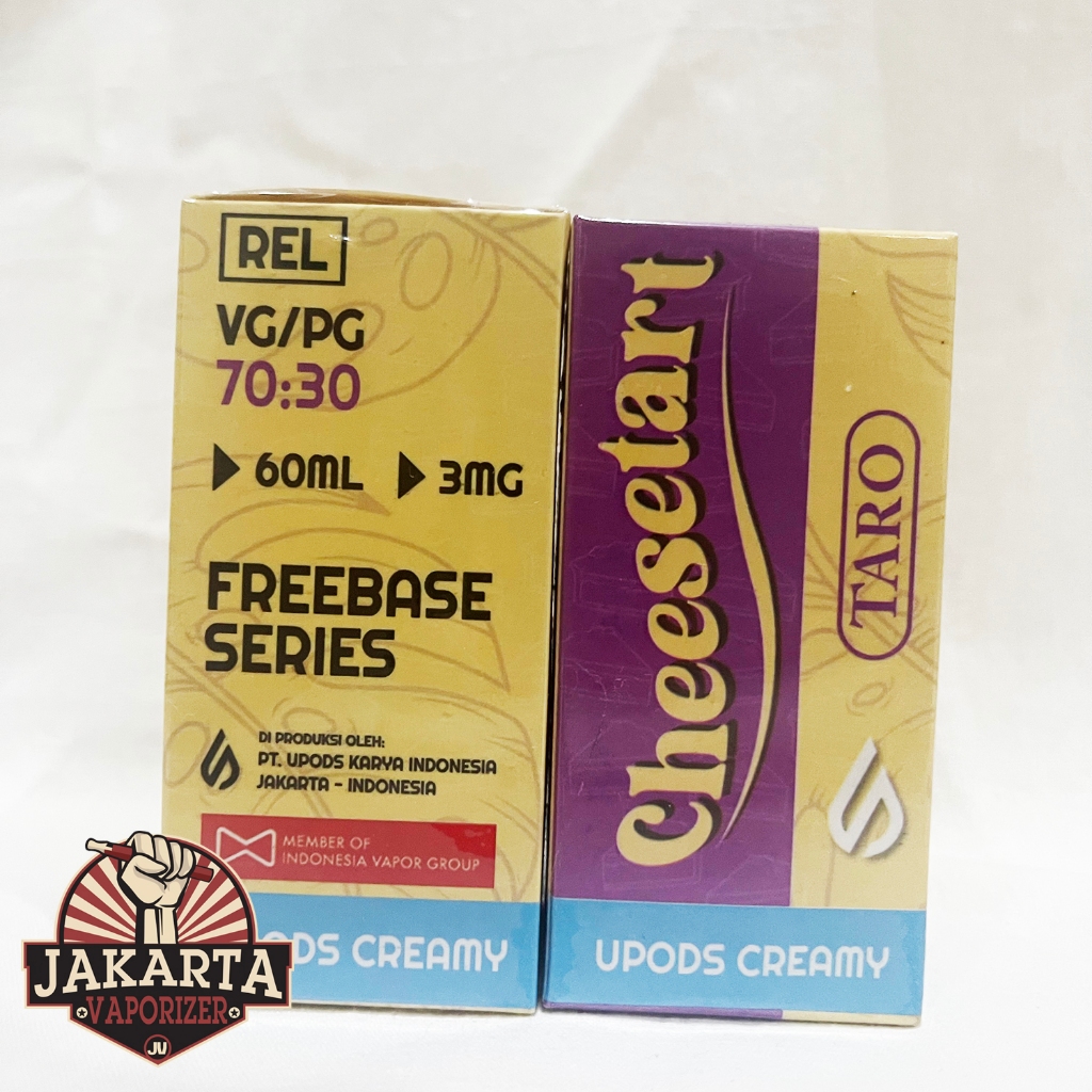 Jual UPODS CREAMY CHEESETART TARO 60ML 3MG 6MG 9MG BY UPODS | Shopee ...