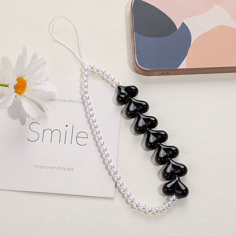 Jual Gantungan HP bracelet gelang Edisi Black / Lanyard HP estetik ...