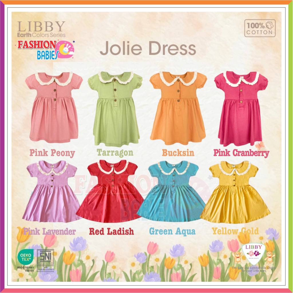 Jual JOLIE LIBBY DRESS | Earth Jolie Dress Anak Perempuan 6 Bulan - 8 Tahun Fashionbabies ...