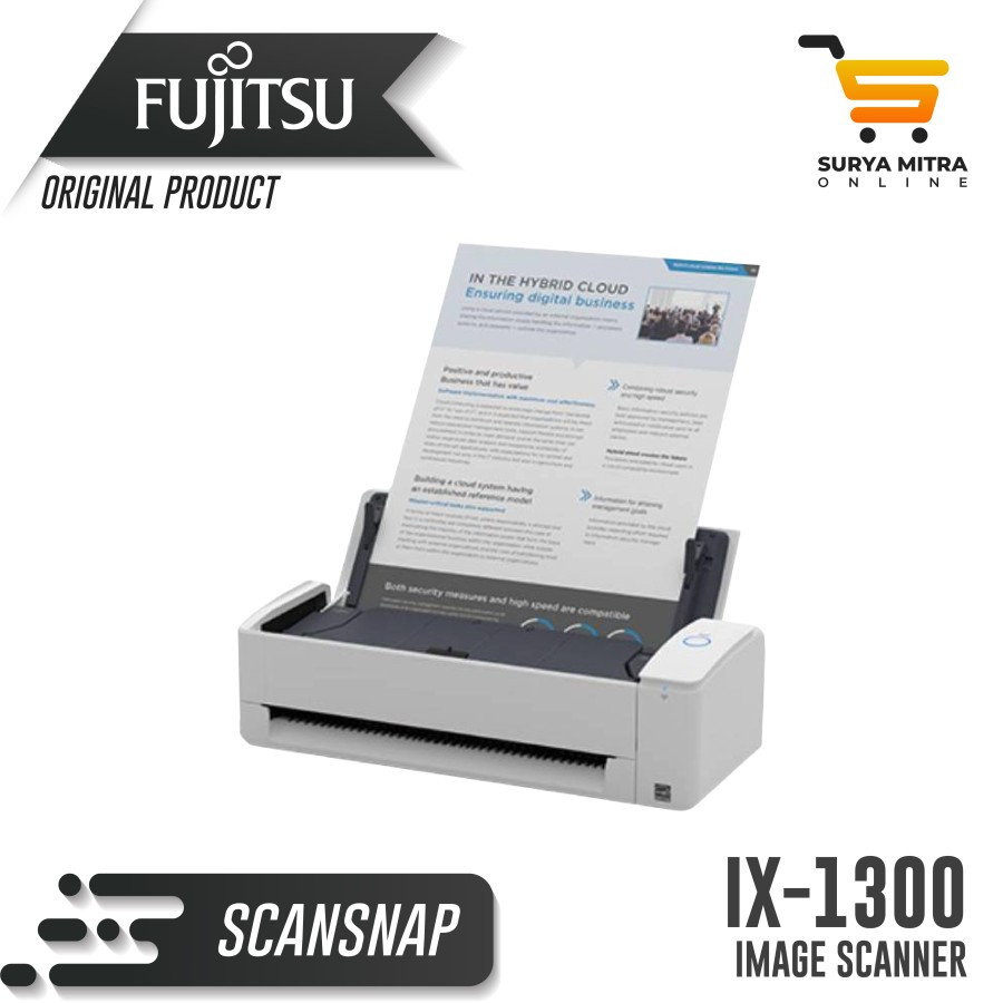 Jual Fujitsu Scanner IX1300 ScanSnap IX-1300 | Shopee Indonesia
