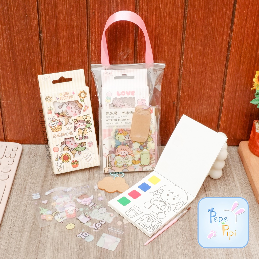 Jual Paket Edisi Ngabuburit #1 Buku Mewarnai Cat Air Aktivitas Anak ...