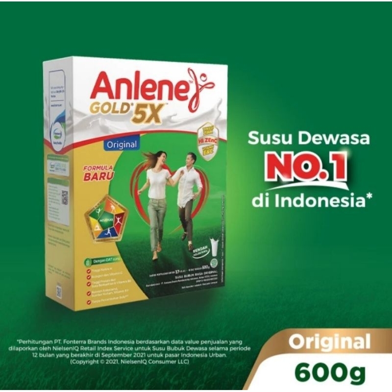 Jual Anlene Gold 5x Original 600g 620g | Shopee Indonesia