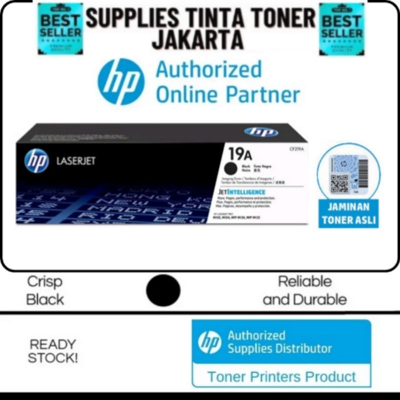Jual Imaging Drum HP 19A Black Toner LaserJet CF219A Original | Shopee ...