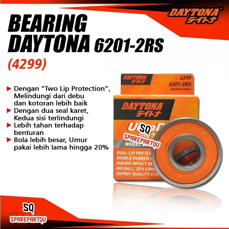Jual Bearing Roda Depan Daytona 6201 Beat Vario Pcx Adv Scoopy Spacy ...