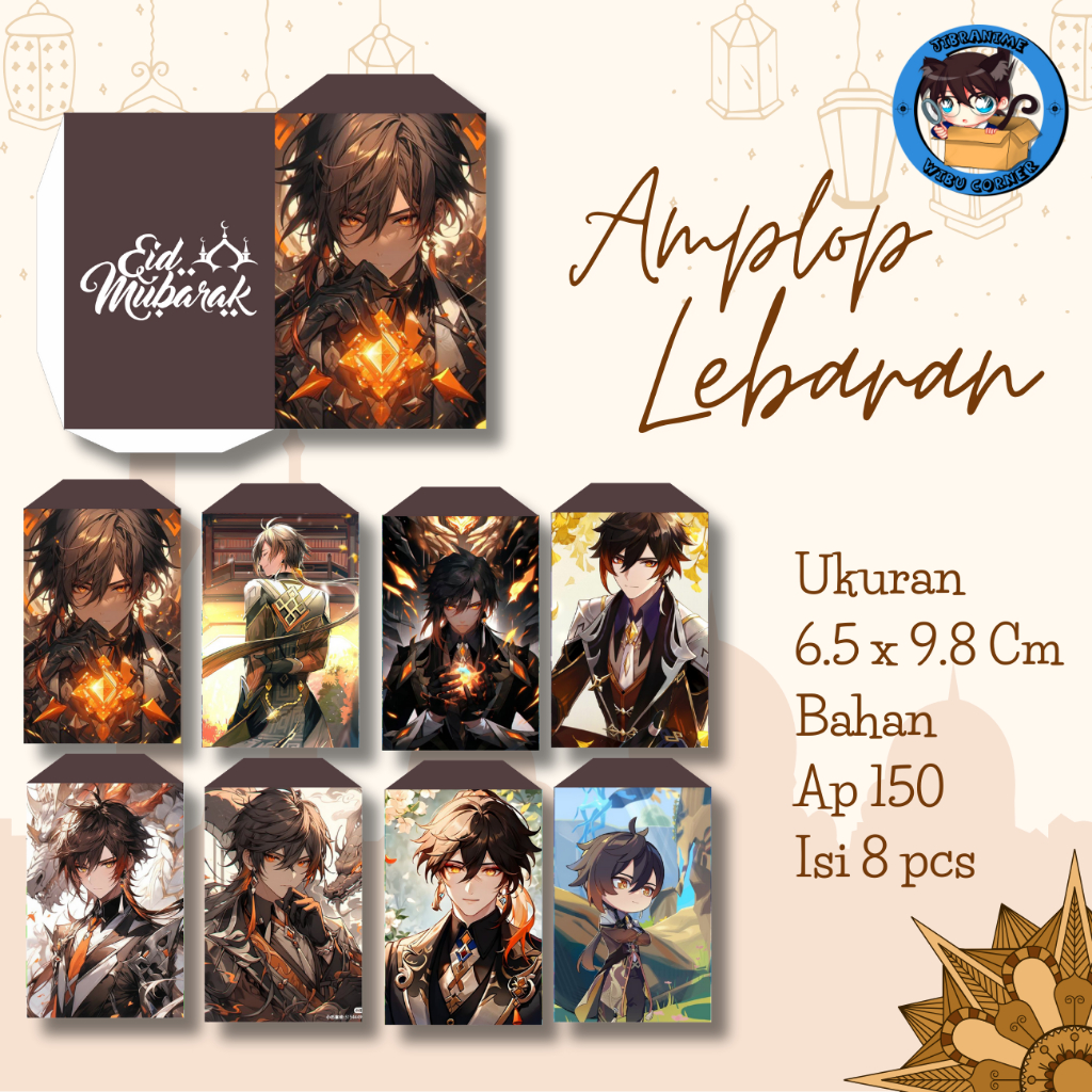 Jual amplop zonglie ghensin impact | Shopee Indonesia