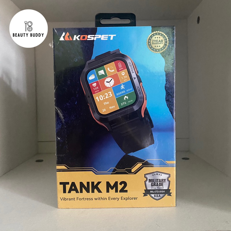 Jual Kospet Tank M2 Rugged Smartwatch Amoled SPO2 - Black | Shopee ...