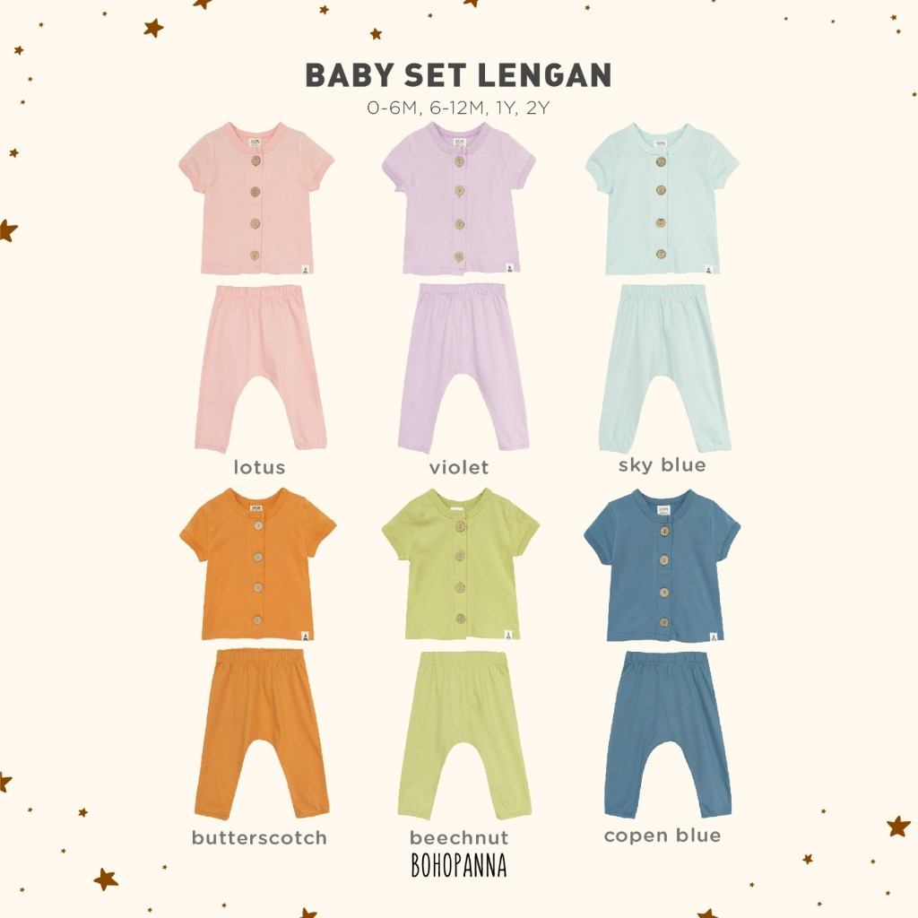 Jual BOHOPANNA - BABY SET LENGAN - Setelan Baju Bayi | Shopee Indonesia
