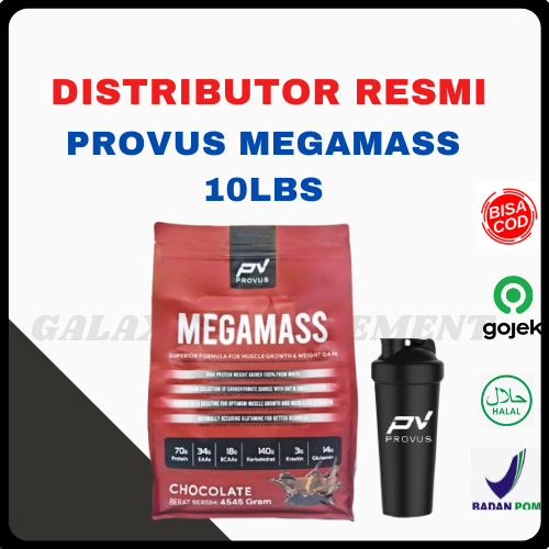 Jual Provus Mega Mass Gainer 10lbs Supplement Fitness Megamass Bulking ...