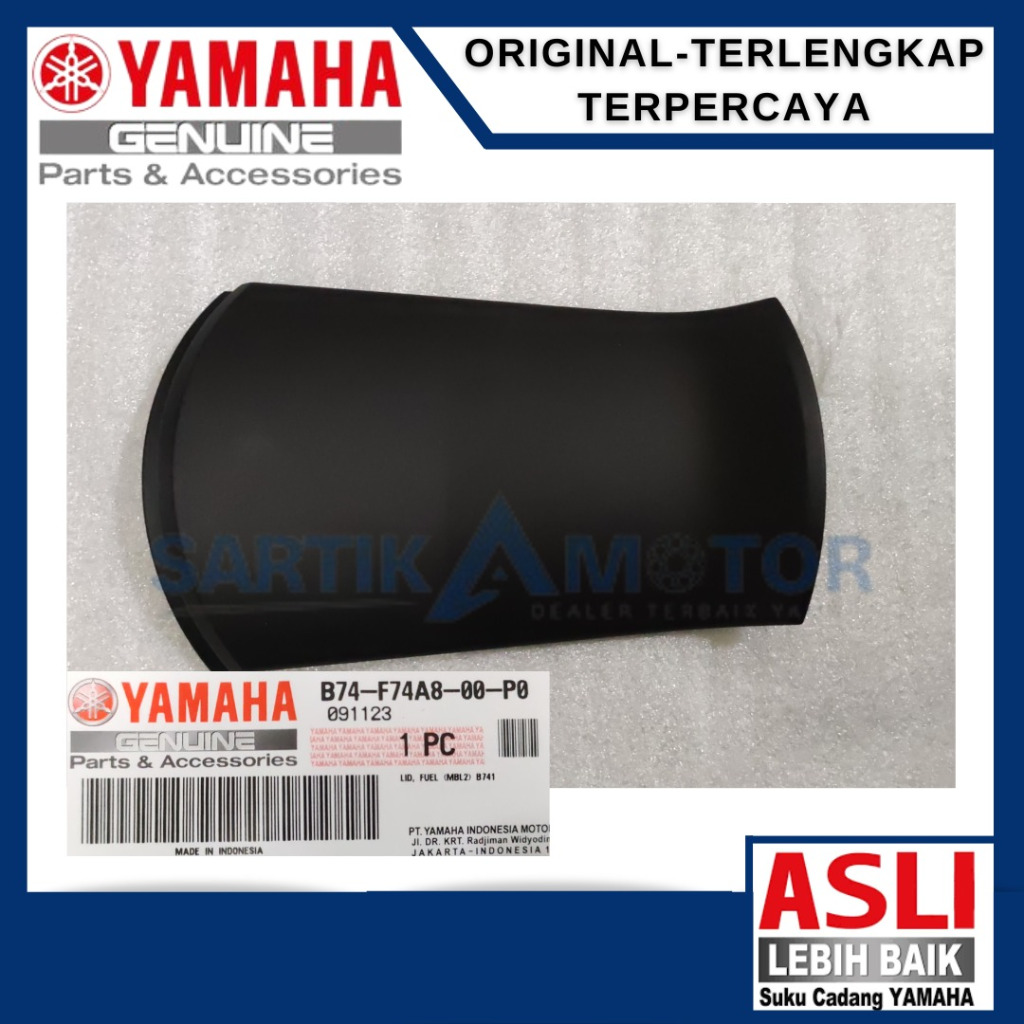 Jual Lid Fuel Cover Tutup Tanki Yamaha Xmax Hitam Doff ( B74-F74A8-00 ...