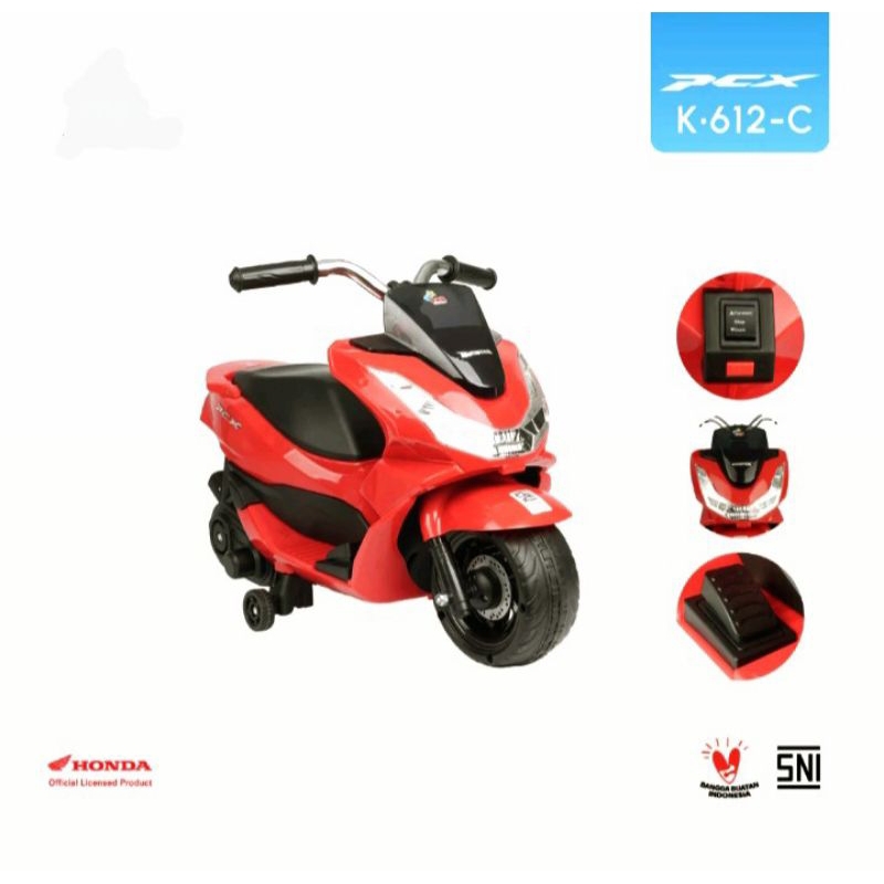 Jual Mainan Motor - Motoran Aki Anak Motor Model PCX PMB K 612C ...
