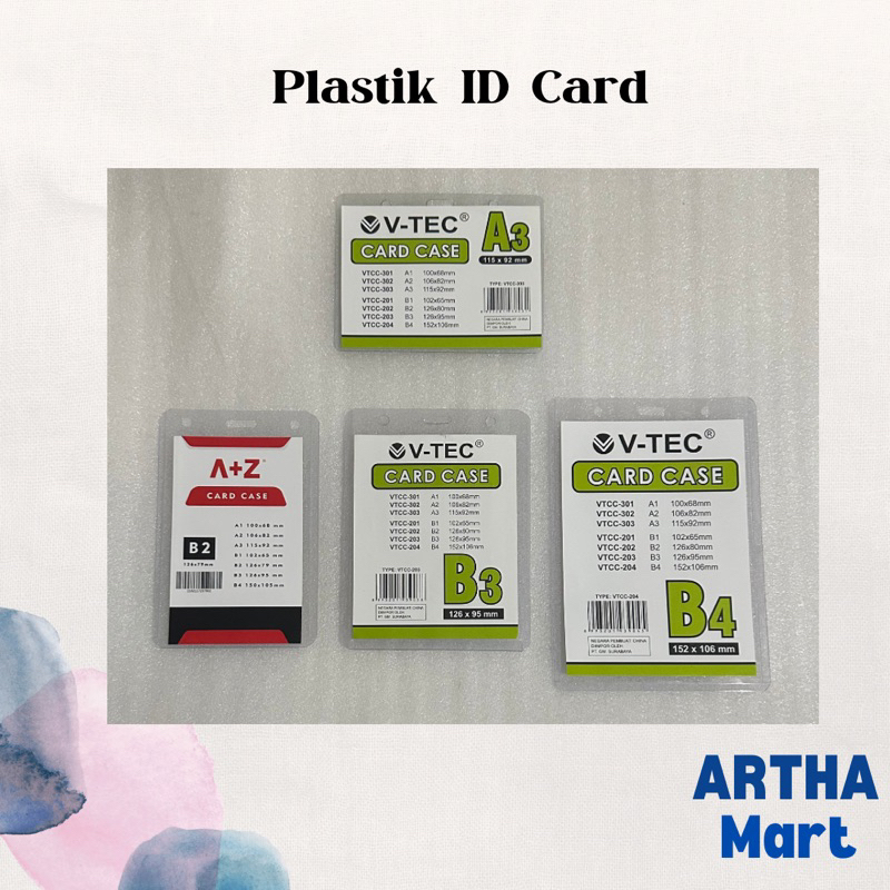 Jual PLASTIK MIKA ID CARD / KEPLEK MIKA / ID CARD MIKA A3, B2, B3, B4 - Pcs | Shopee Indonesia